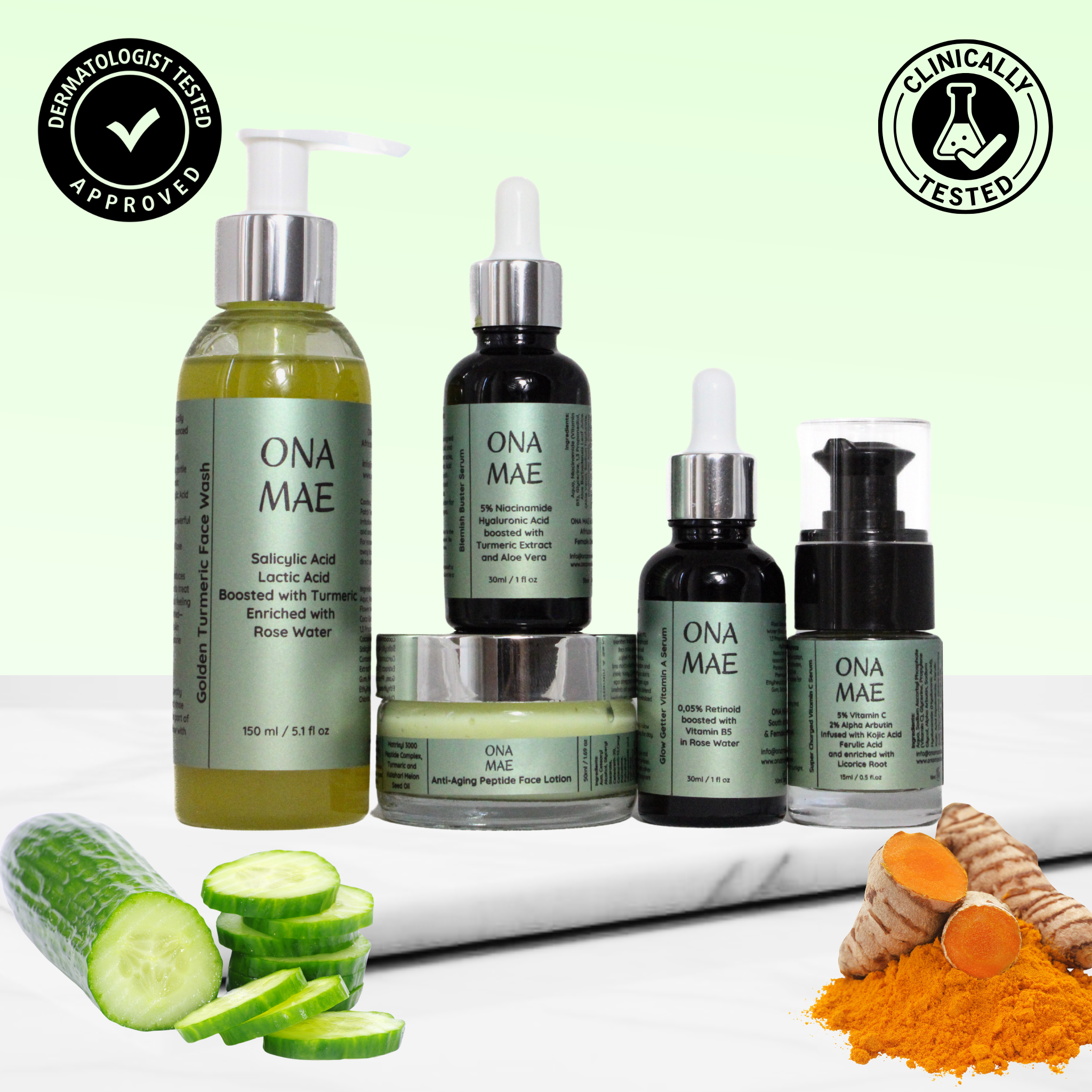 Hyperpigmentation & Dark Spot Removal Kit | + Anti-Aging | Ona Mae Lab