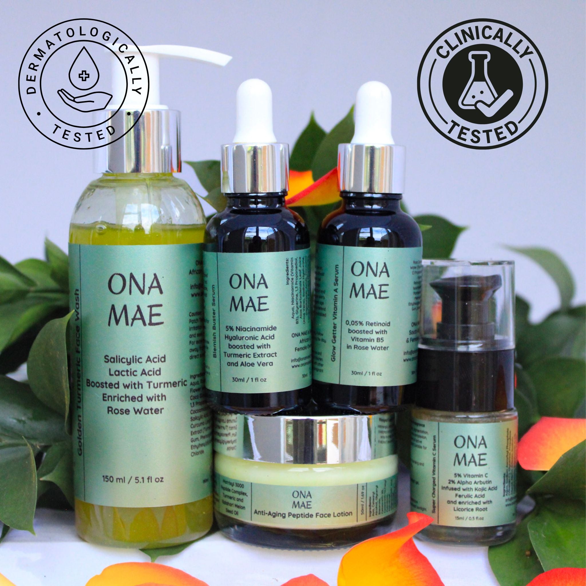 Hyperpigmentation & Dark Spot Removal Kit | + Anti-Aging | Ona Mae Lab
